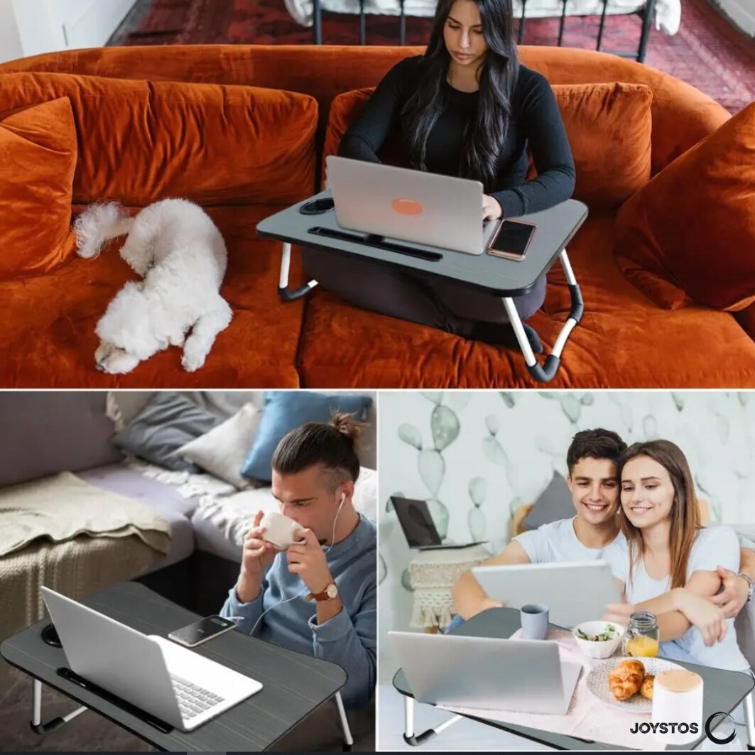 Masuta Pliabila Multifunctionala, JOYSTOS, Cu Sertar Si Suport Pentru ...