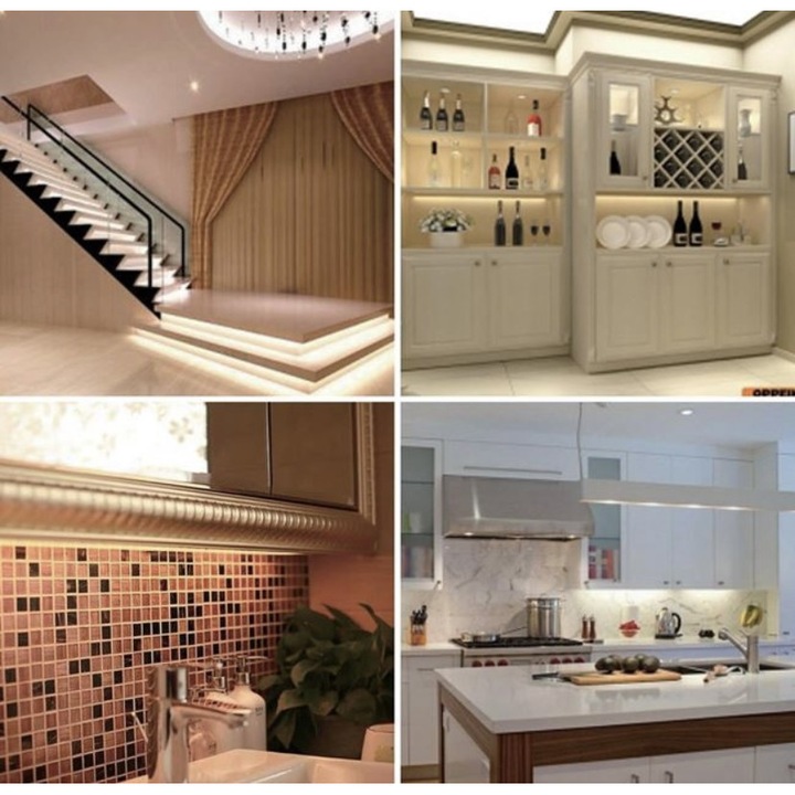 Banda LED autocolanta cu baterie si senzor de miscare, 1 m - eMAG.ro