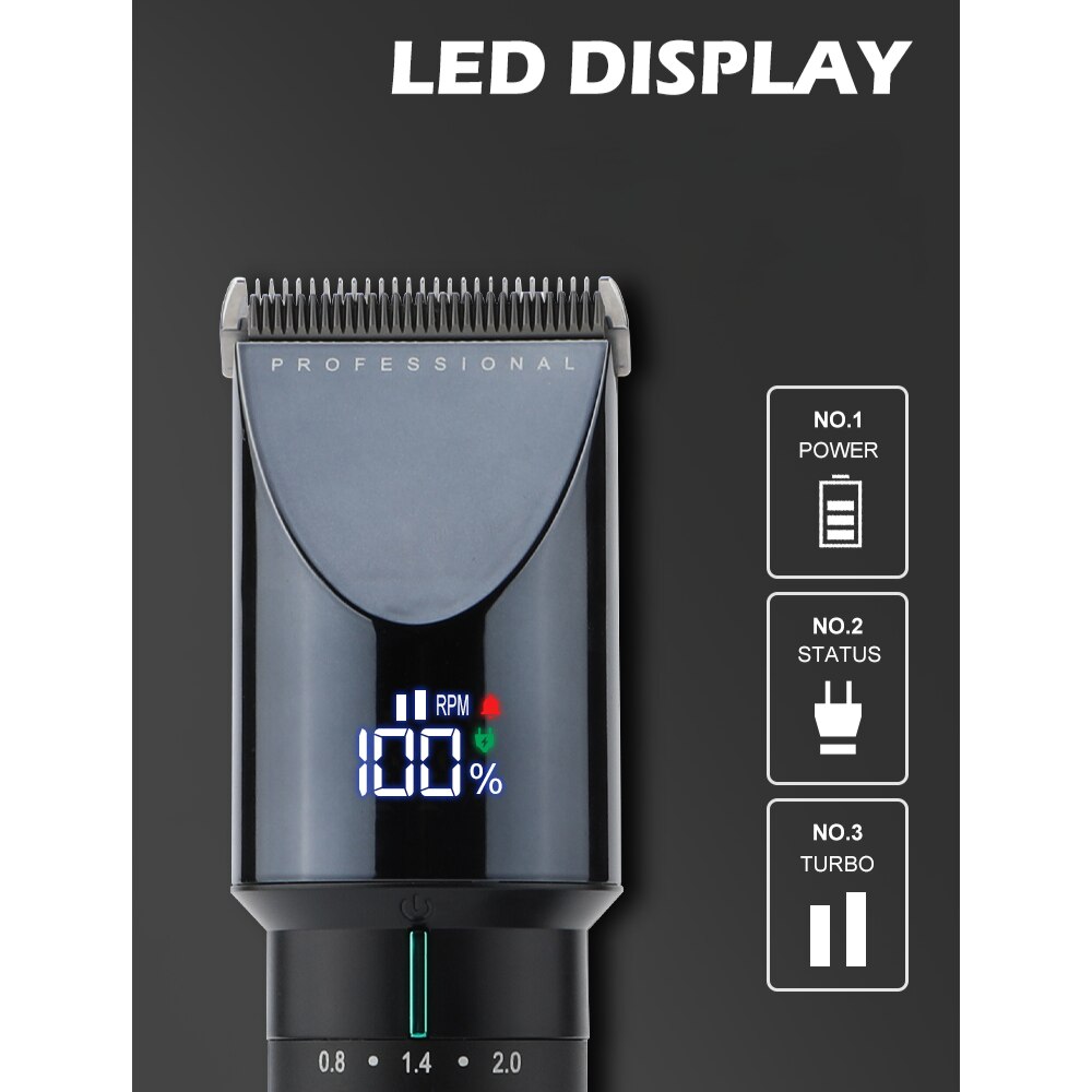 Set masina de tuns profesionala VGRshop, afisaj LED, autonomie 200 min ...