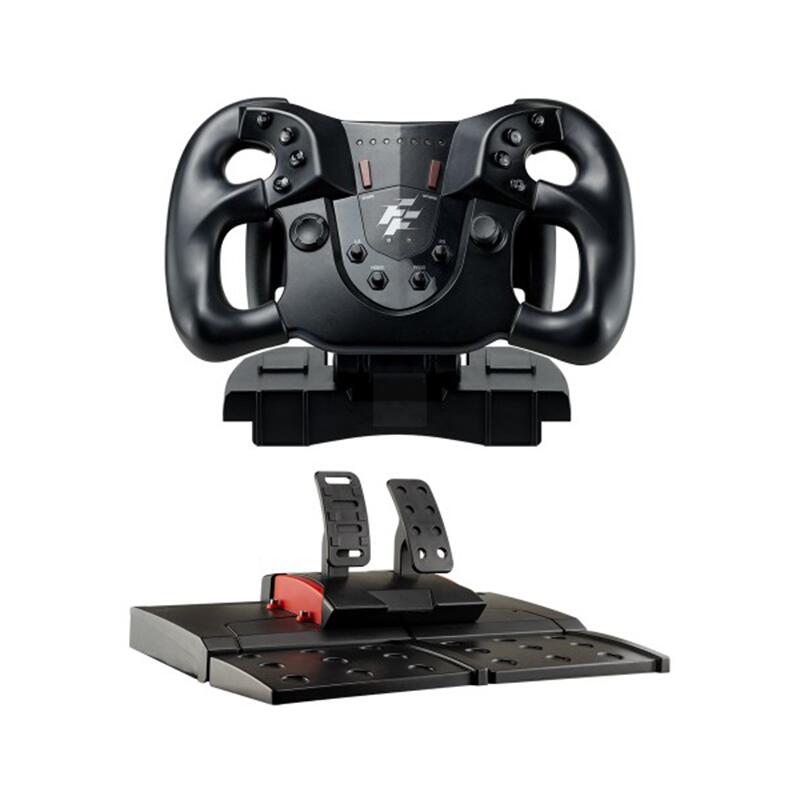 Volan gaming FlashFire Monza negru - eMAG.ro