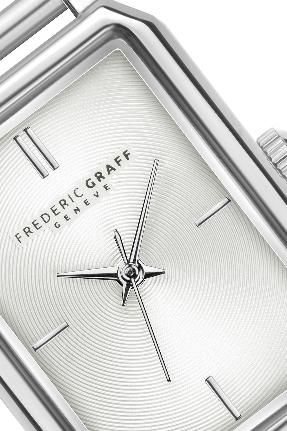 Frederic Graff, Правоъгълен часовник от неръждаема стомана, Сребрист ...