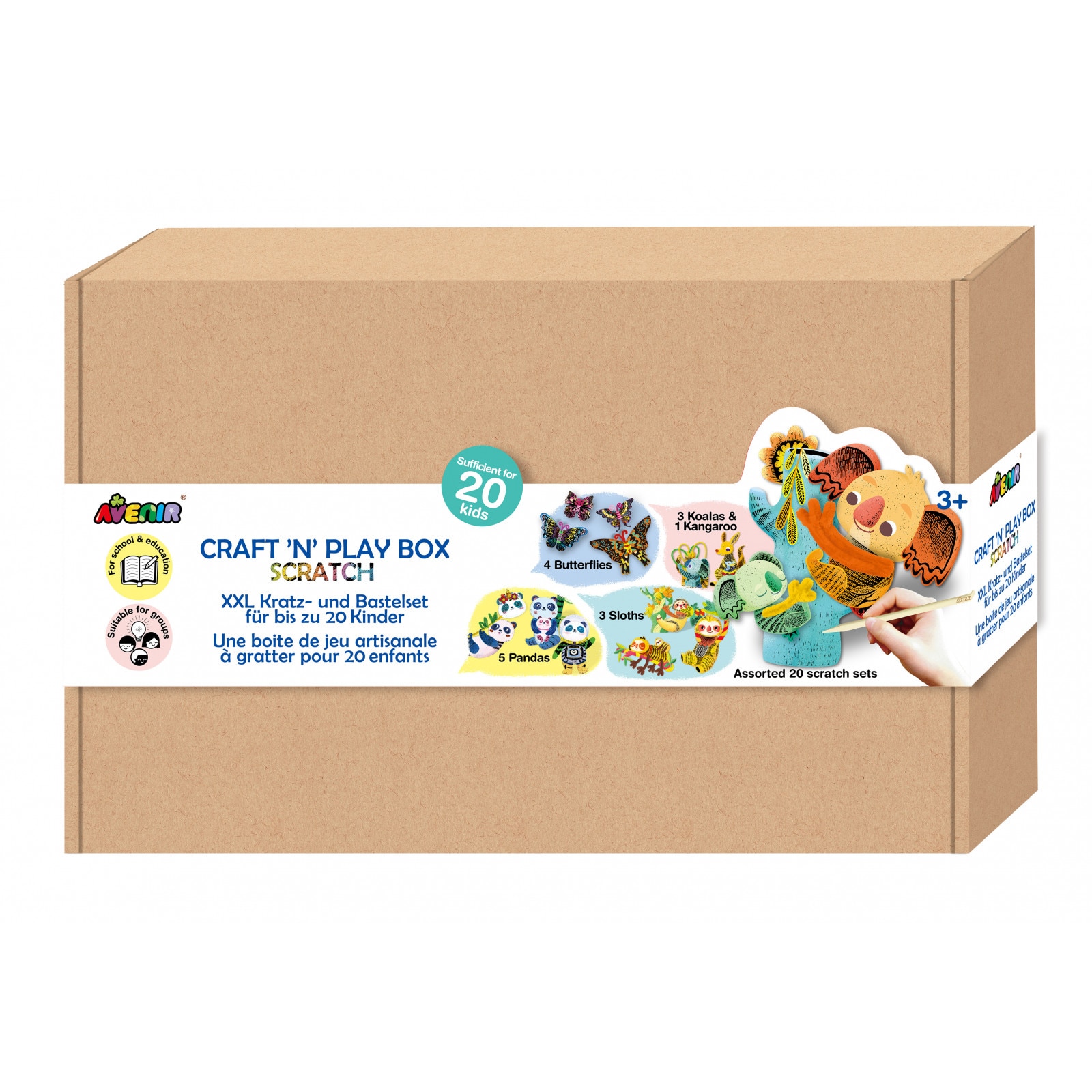 Set creativ XXL de razuit - Craft N Play Box - eMAG.ro
