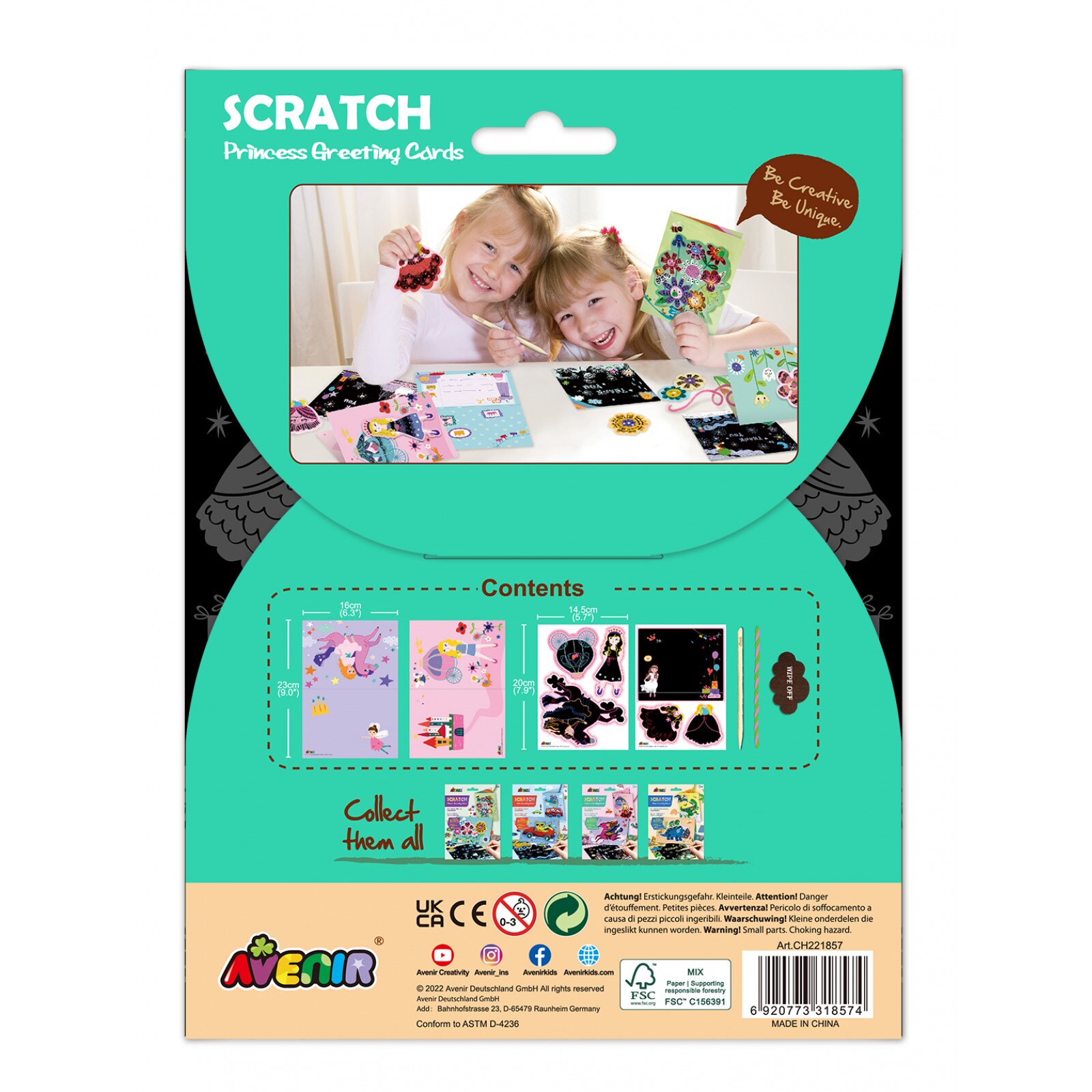 Set de razuit si realizat Felicitari - Printese - eMAG.ro