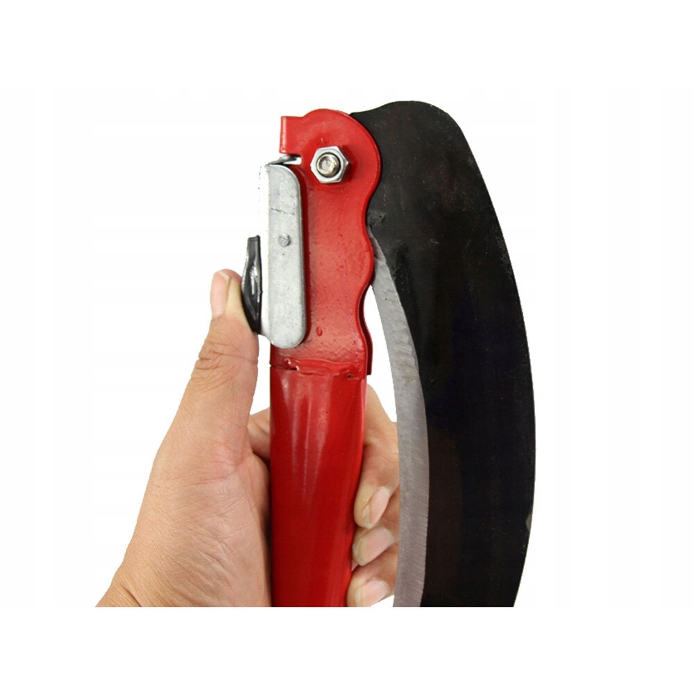 Mini secera cu coada metalica, Zola®, pliabila, 43x23 cm, negru/rosu ...