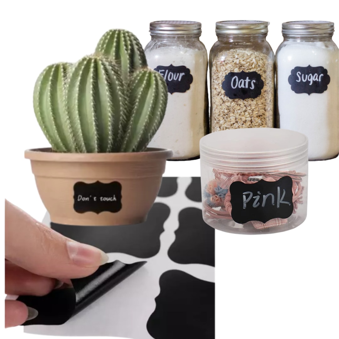 Set 24 Etichete Zenino - Dezlipire Usoara, Autoadezive pentru Borcane ...