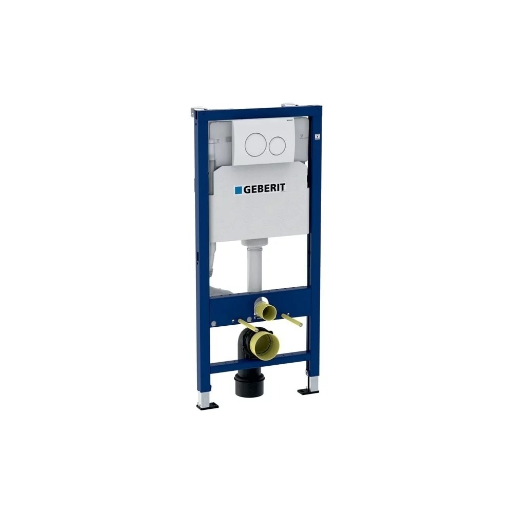 Set rezervor WC incastrat Geberit Duofix, cadru, set fixare si clapeta ...