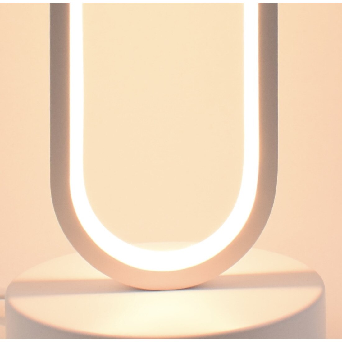 Veioza LED cu 3 Functii, 30W, Alb, Metal si Acril - eMAG.ro