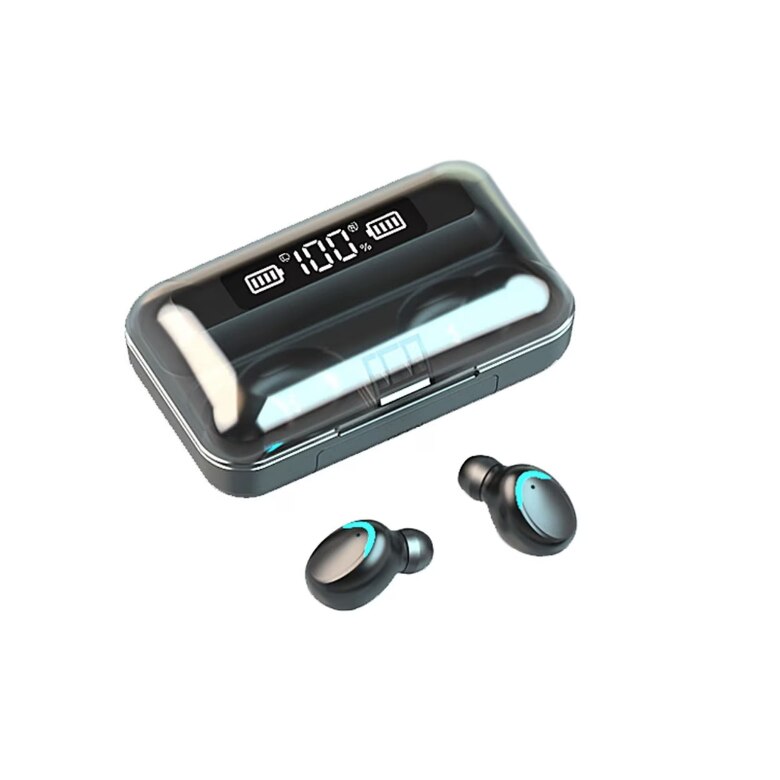Смарт безжични слушалки F9, Bluetooth V5.0, устойчиви на пръски ...