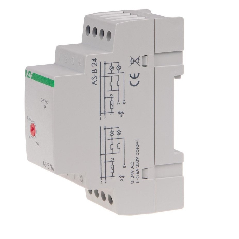 Automat cap scara Standard 24V 16A 2 module AS-B24 F&F - eMAG.ro