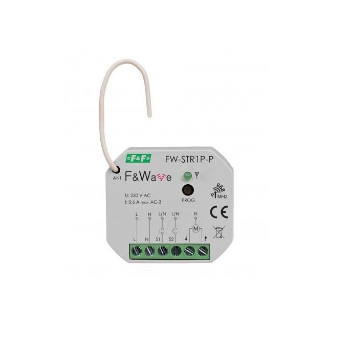 Контролер за щори F&Wave IP20 100÷265VAC в метална кутия FW-STR1P-P F&F ...