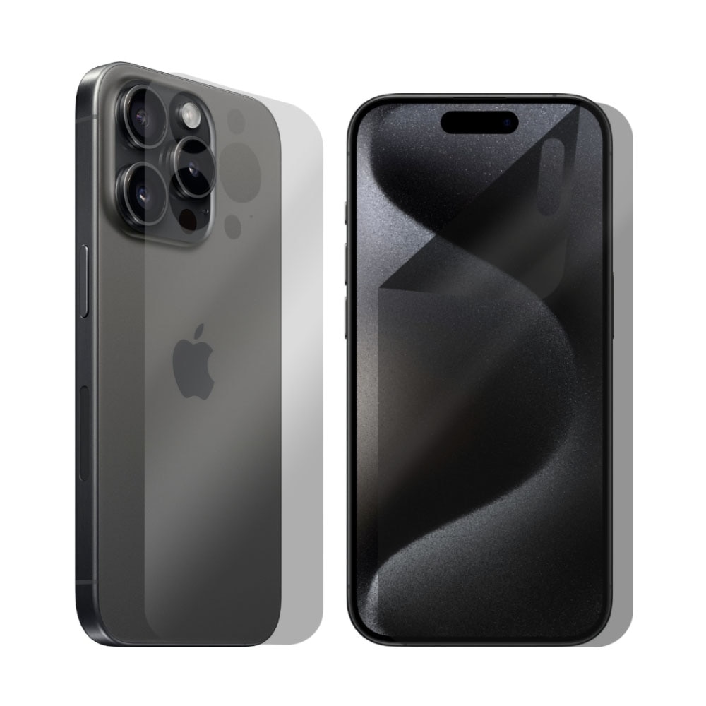 Set Folie Spate Clear-Ecran Privacy pentru Apple iPhone 14, Silicon ...