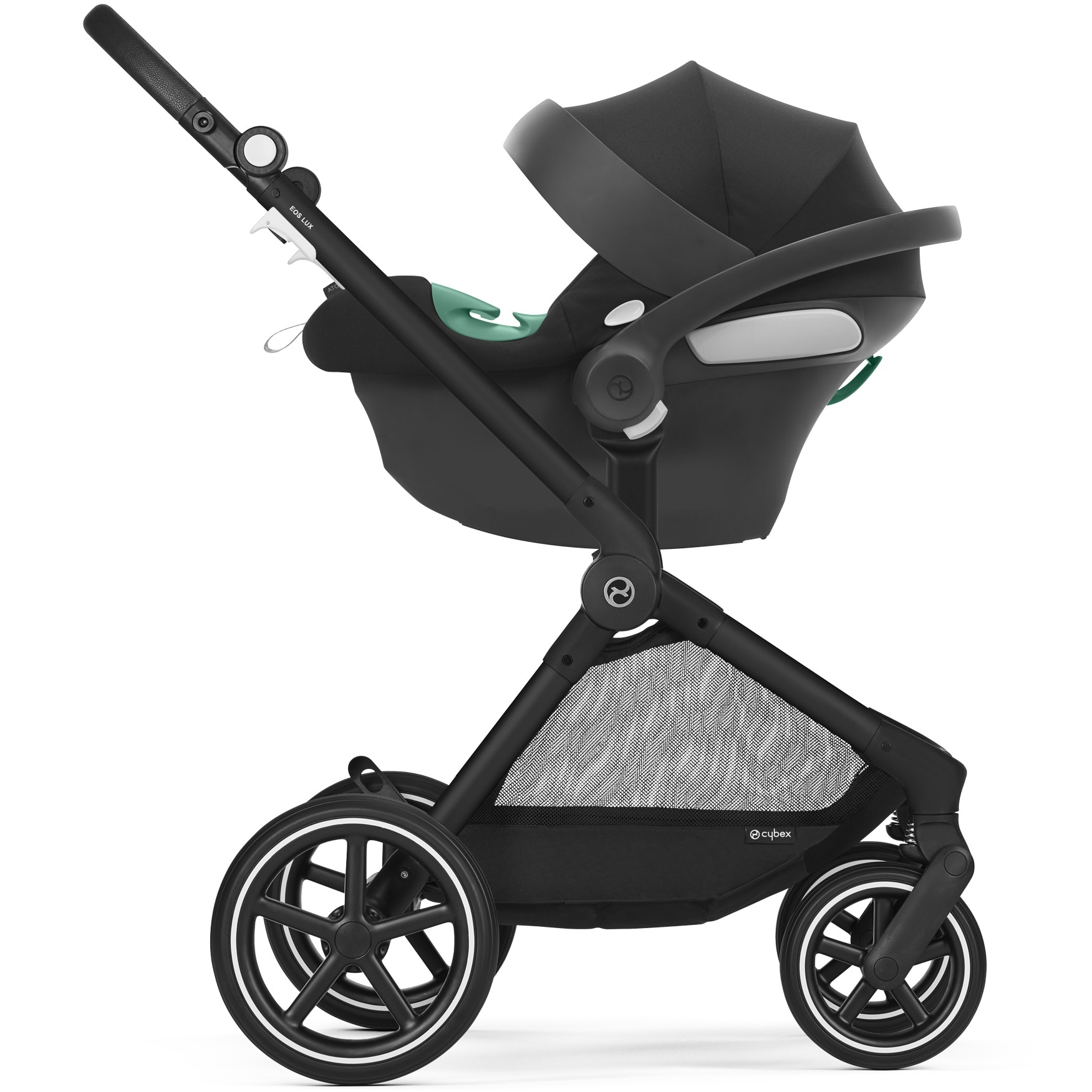 Carucior 3 in 1 pentru bebelusi Cybex Gold EOS LUX cu scoica Aton B2 ...