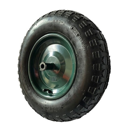 Roata roaba pneumatica cu janta metalica 3.50-8 cu bucsa, ax 16mm - eMAG.ro