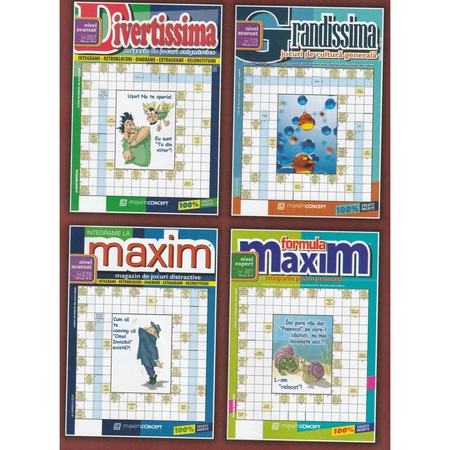 Pachet de integrame divertissima, grandissima, formula maxim, la maxim ...