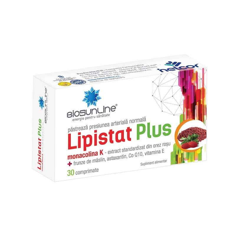 Lipistat Plus Biosunline 30 Comprimate Helcor Emag Ro