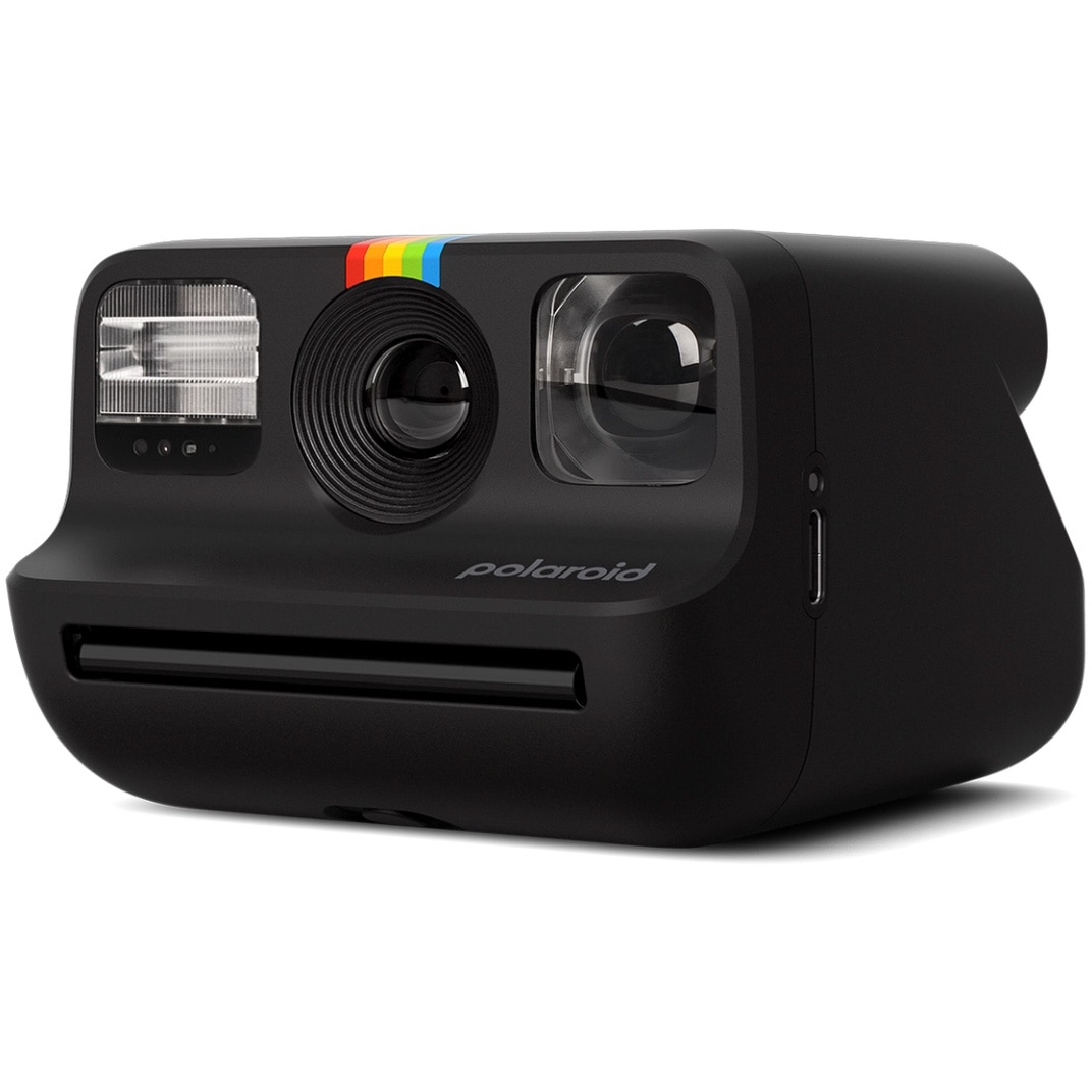 Aparat foto instant Polaroid Go2, Negru - eMAG.ro