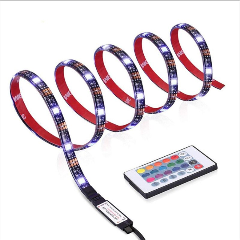 Banda Led Rgb Ip65 Cu Telecomanda Usb Multicolor Emag Ro