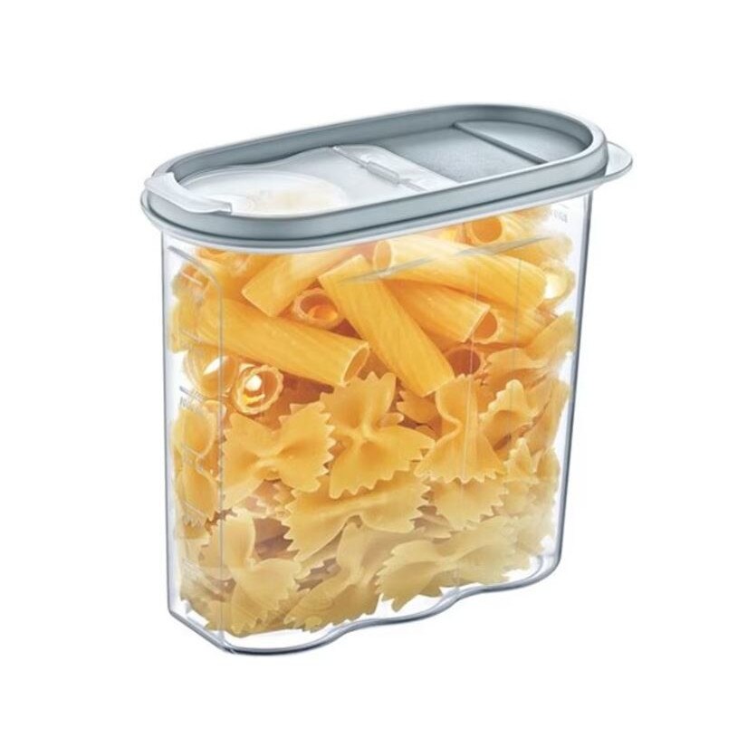 Set 5 Cutii pentru alimente din plastic cu capac colorat, Tuffex, TP380 ...