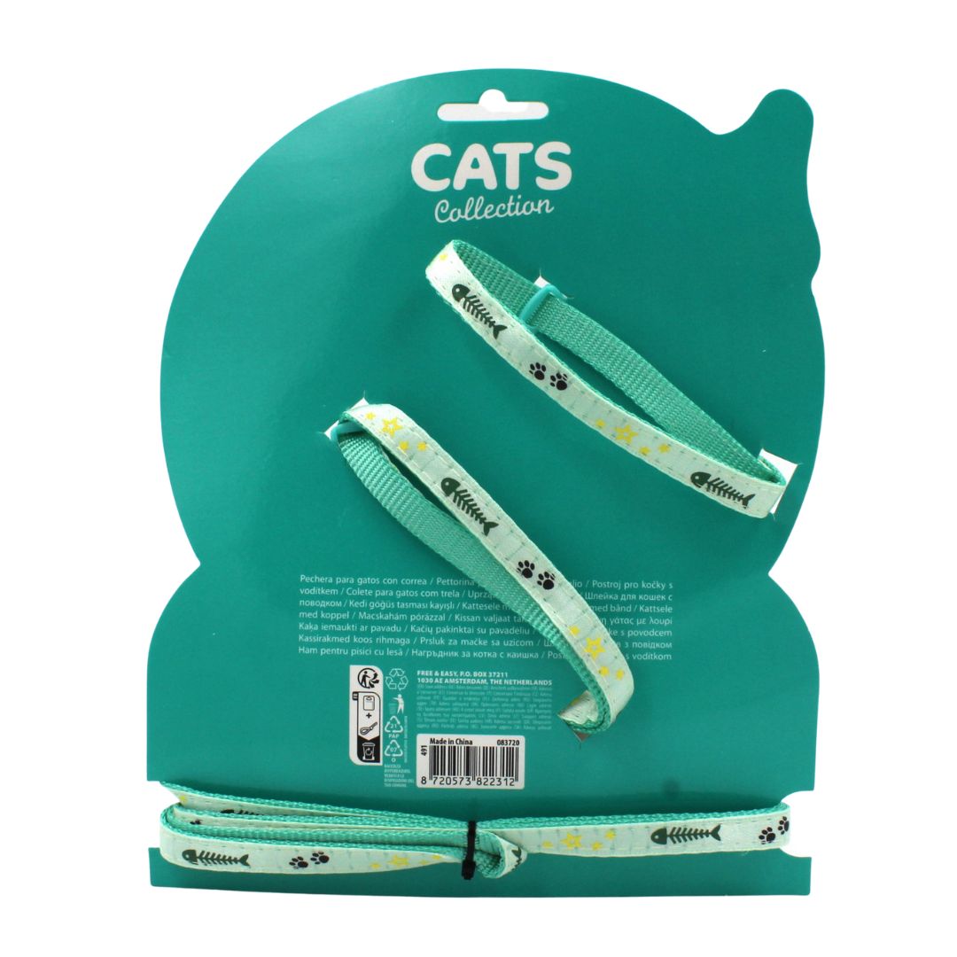 Ham pentru pisici culoarea turcoaz 120x1cm - eMAG.ro