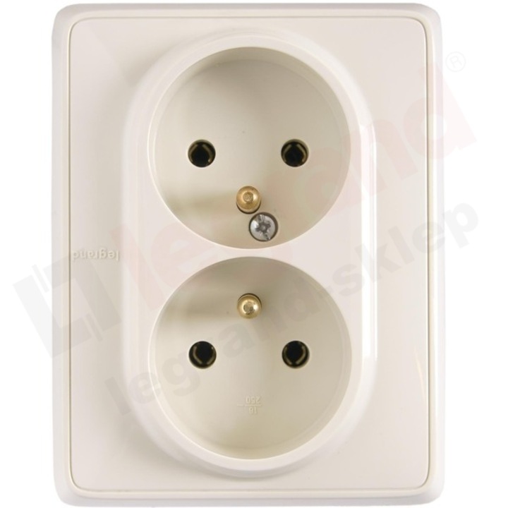 Priza dubla, Alb - eMAG.ro