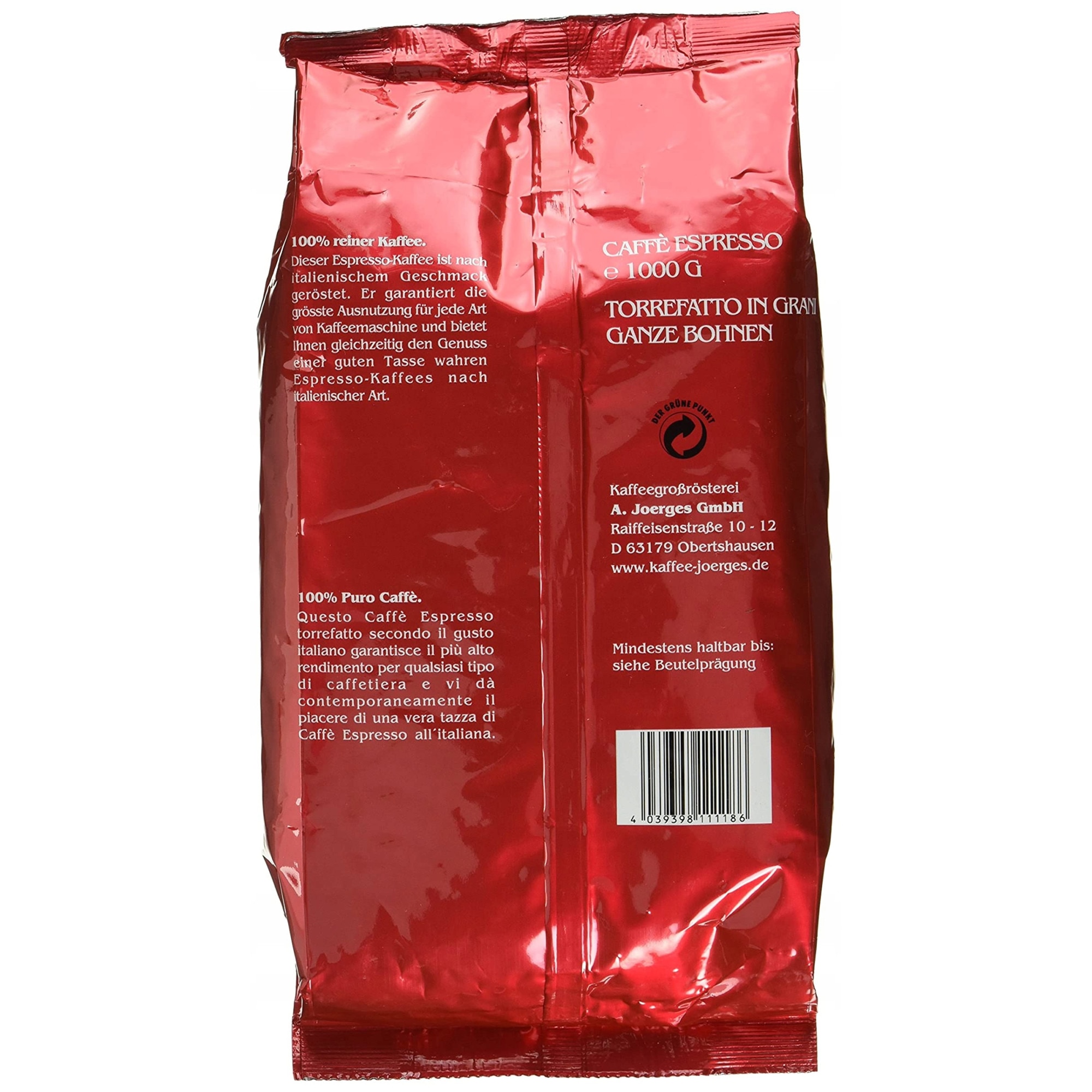 Cafea macinata, Joerges, Espresso, 1kg - eMAG.ro