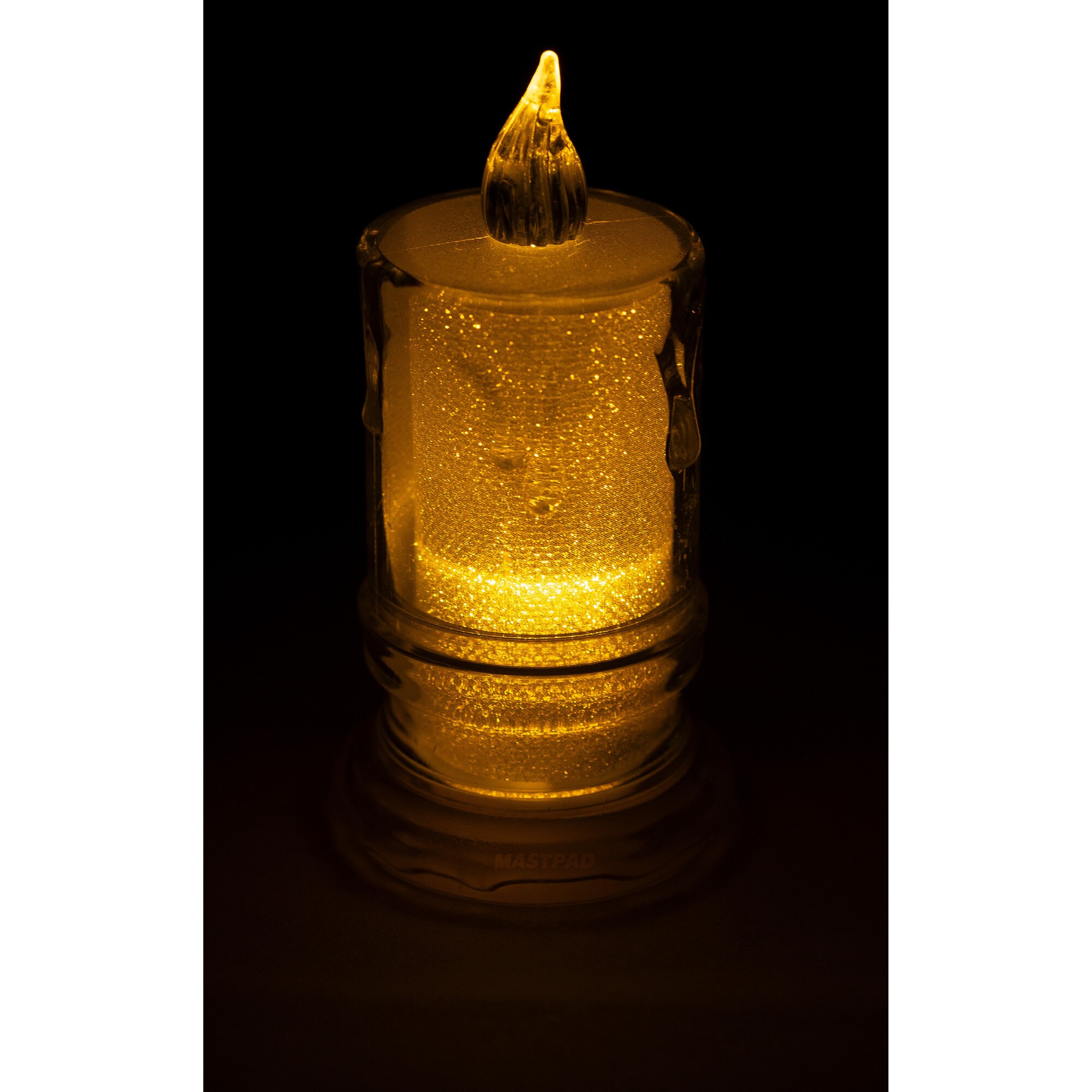 Set 12 lumanari led, transparente, cu baterii, 9,3x4,6cm - eMAG.ro