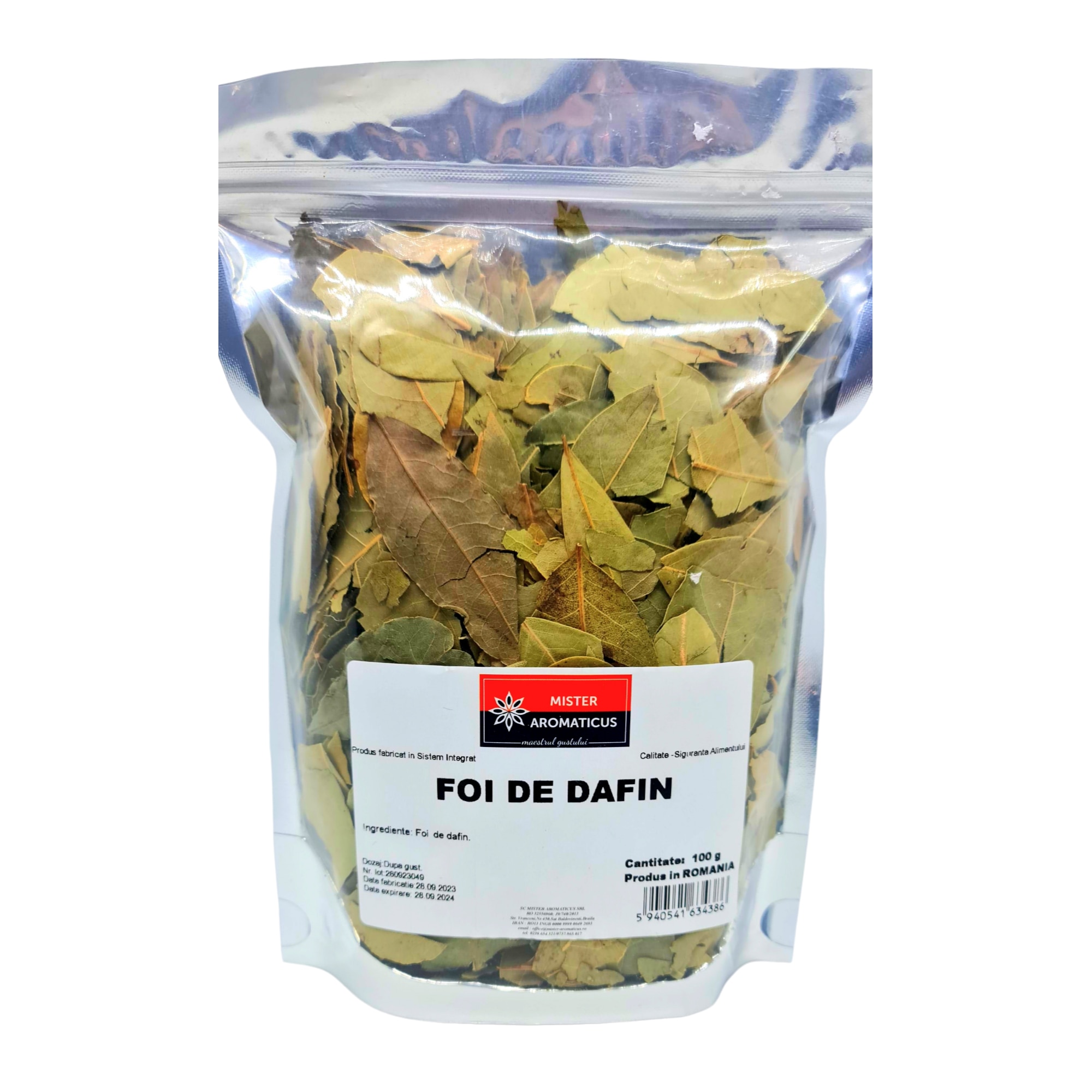 Foi de dafin, 100 g - eMAG.ro