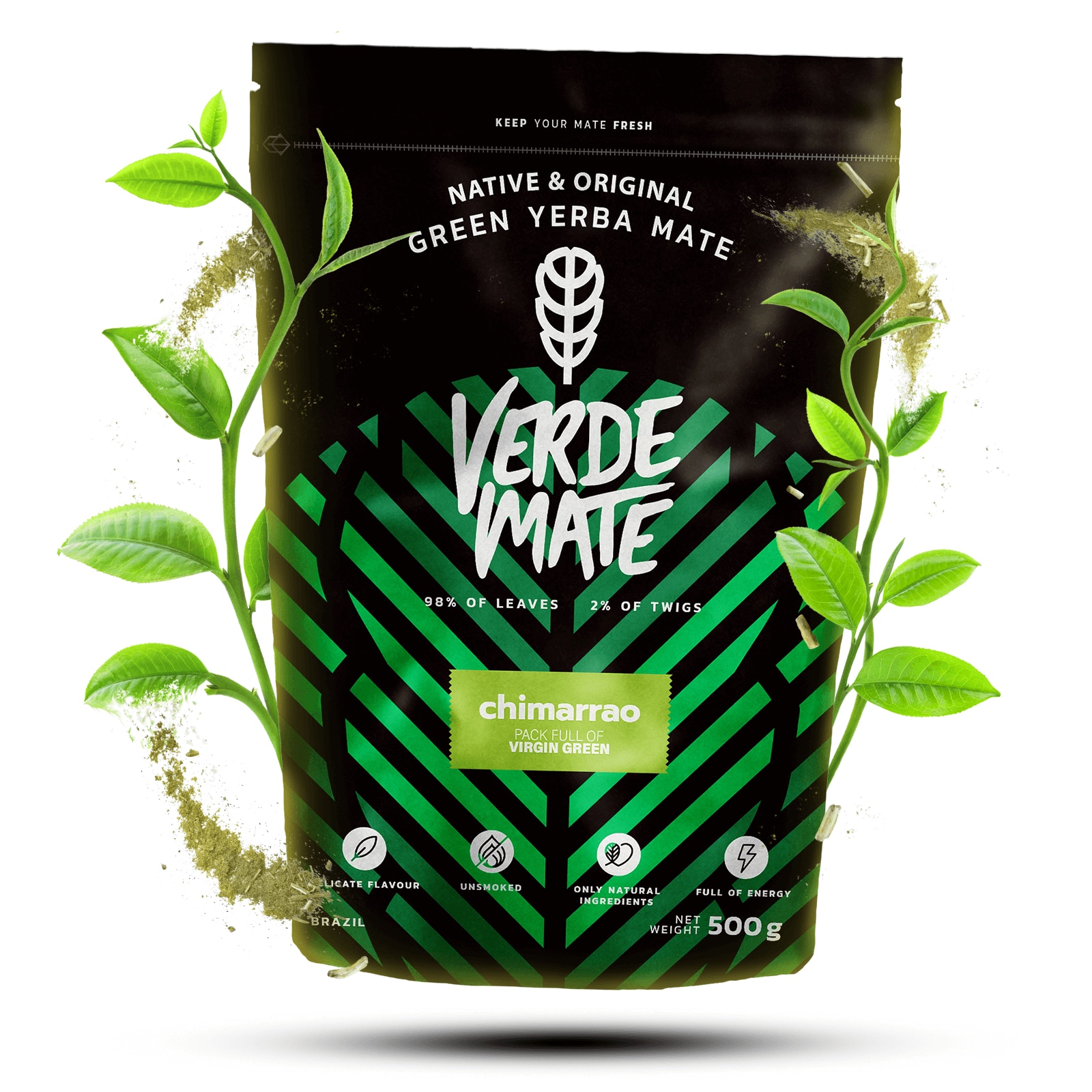 Чай Yerba Mate, Verde Mate Chimarrao, Плодове, Бразилия, 500 г - eMAG.bg