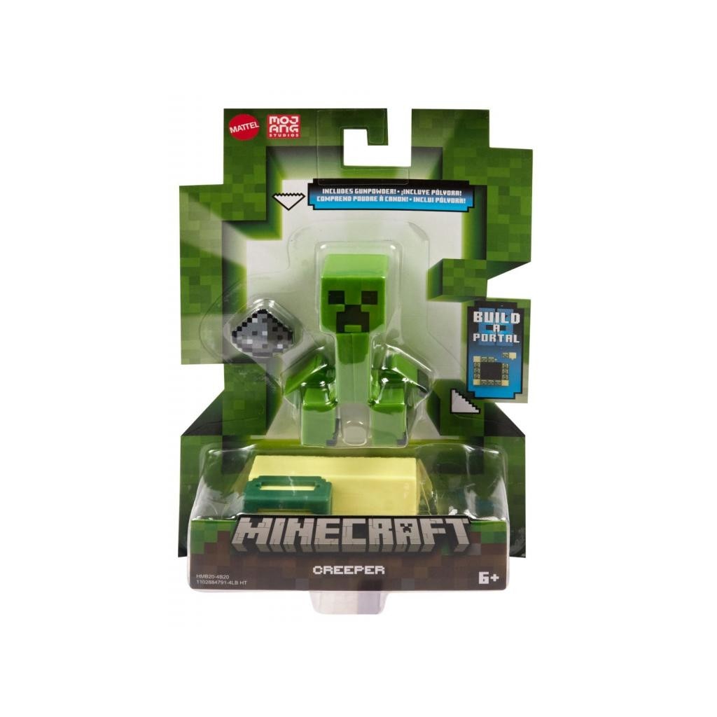 Figurina, Mattel, Model Minecraft, Verde - eMAG.ro
