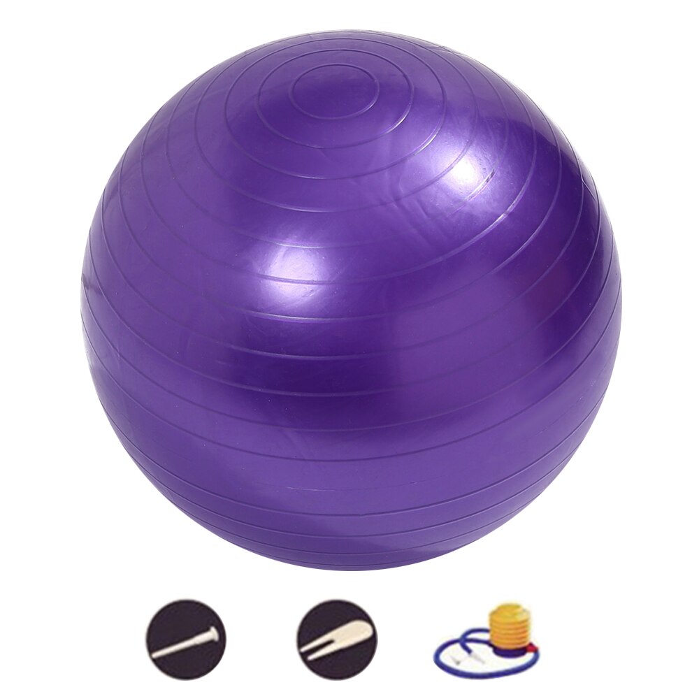 Minge fitness Longziming, minge de exercitii si yoga, violet, cu pompa ...