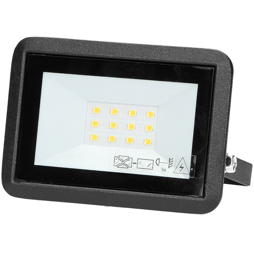 Proiector LED Faro, 10W, 800 lm, IP65, 4000K, Negru - eMAG.ro