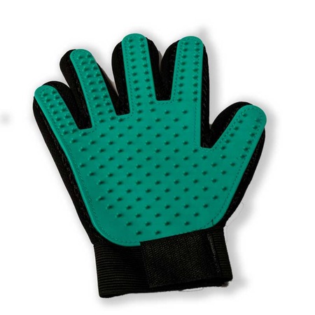 Ръкавица Sarsaila, Тип четка, За домашни любимци, Зелена - eMAG.bg