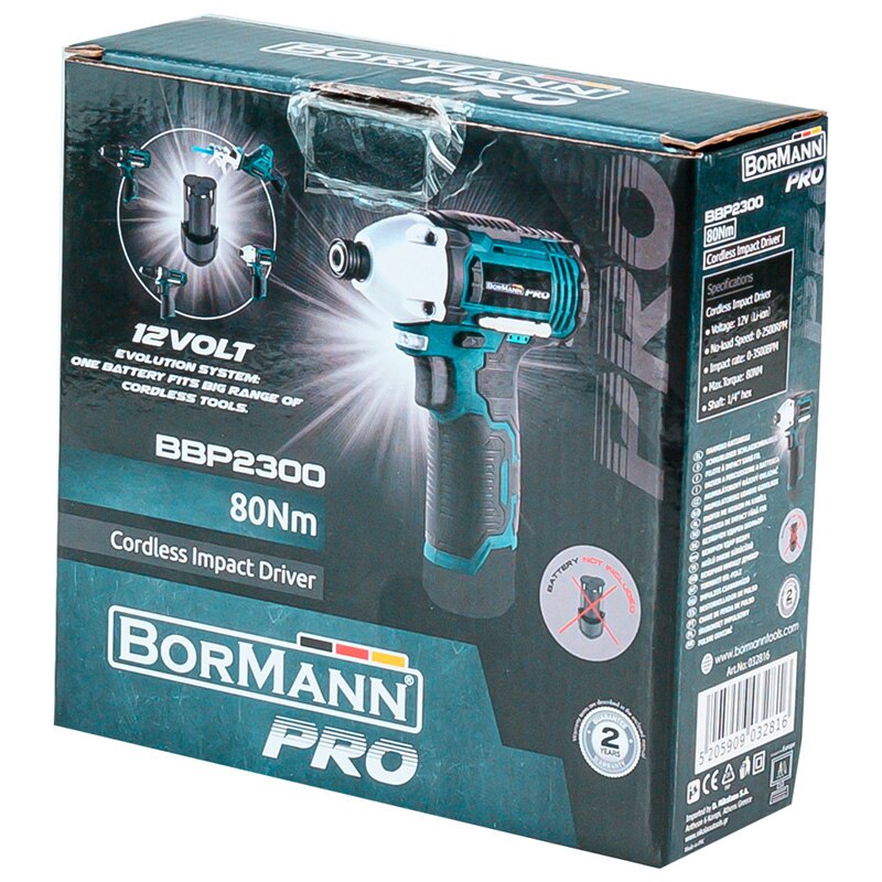 Masina insurubat, Bormann Pro, 12 V, Li-Ion, Indicator LED, Albastru - eMAG.ro