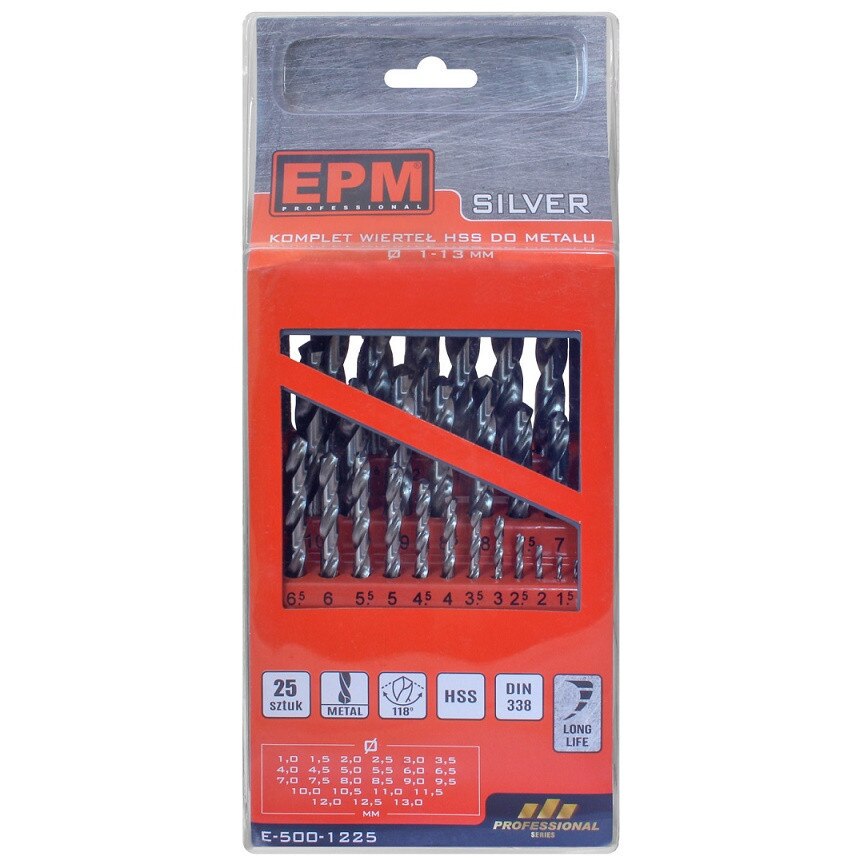 Set 25 burghie de metal, 1-13MM - eMAG.ro