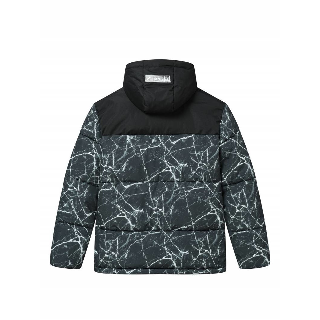Geaca iarna baieti, model Snow, culoare gri, marime 134-140 cm, varsta ...