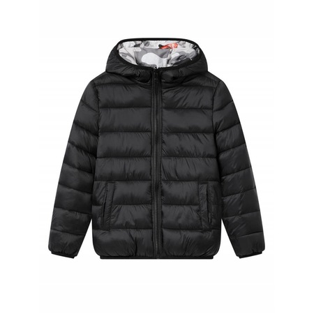 Geaca baieti cu 2 fete, model Split, culoare neagra, marime 134 cm ...