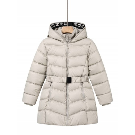 Geaca iarna fete, model Izabela, culoare gri, marime 164 cm, varsta 14 ...