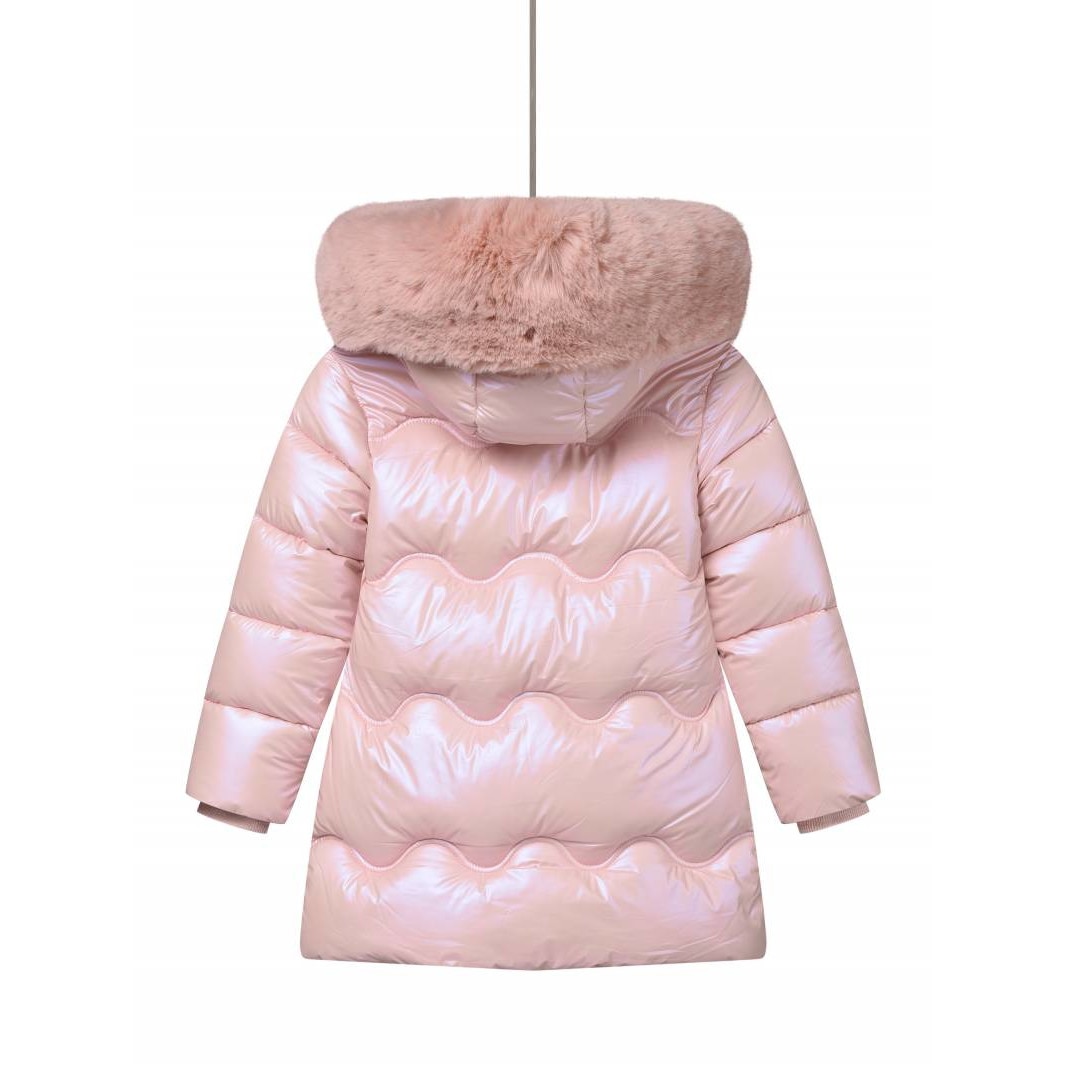 Geaca iarna fete, model Anabele, culoare roz, marime 128 cm, varsta 8 ...