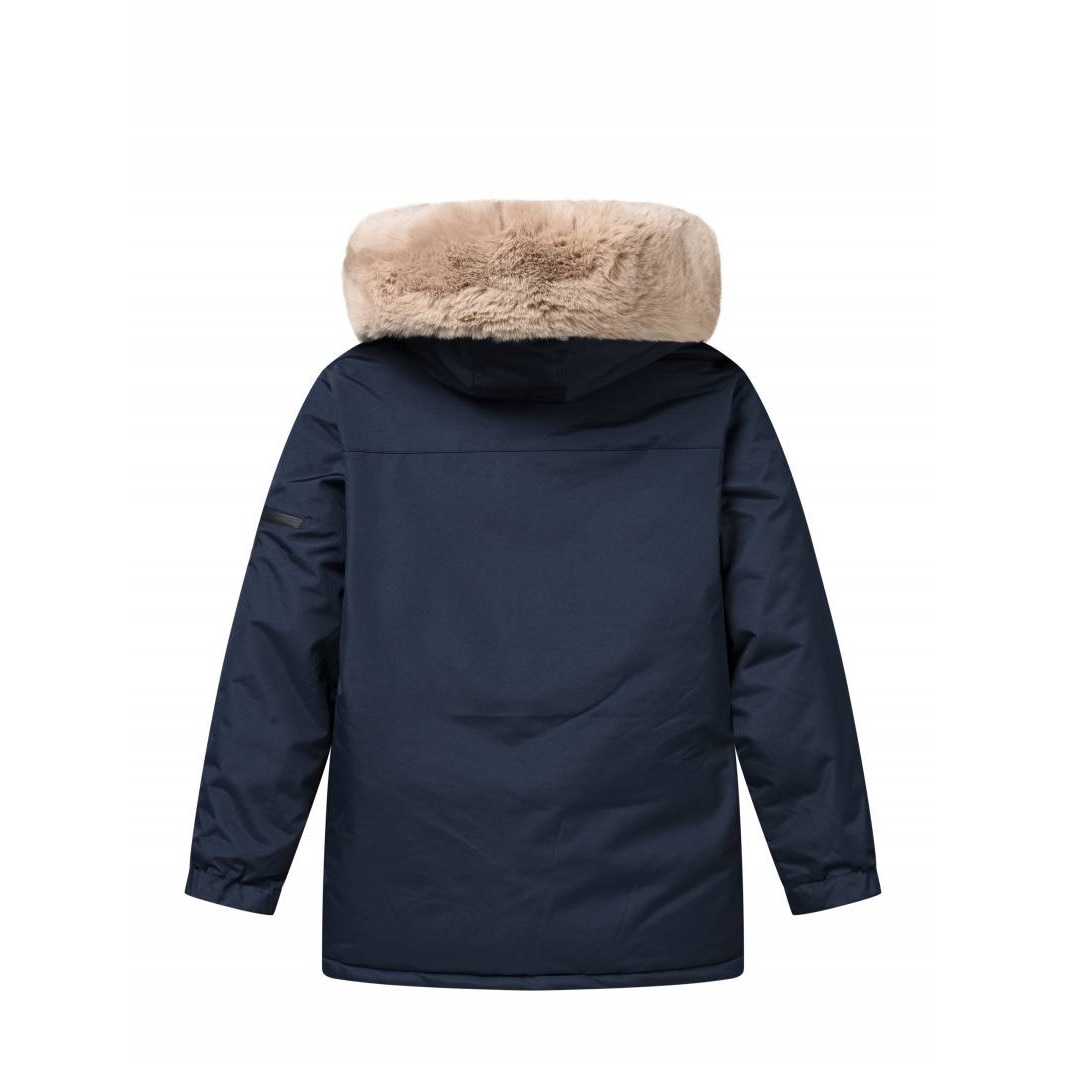 Geaca iarna baieti, model Winter, culoare bleumarin, marime 158-164 cm ...