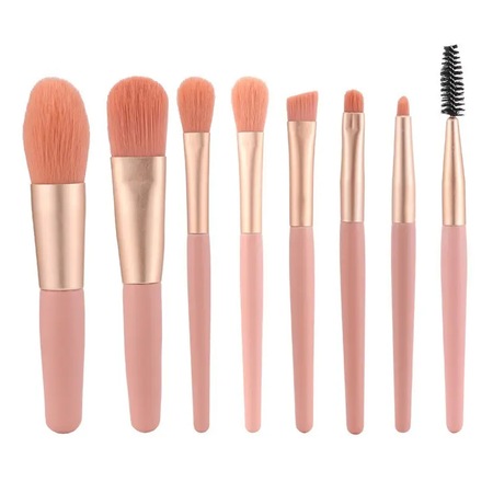 Set 8 Mini Pensule pentru Machiaj Teno®, machiaj profesional/incepatori ...