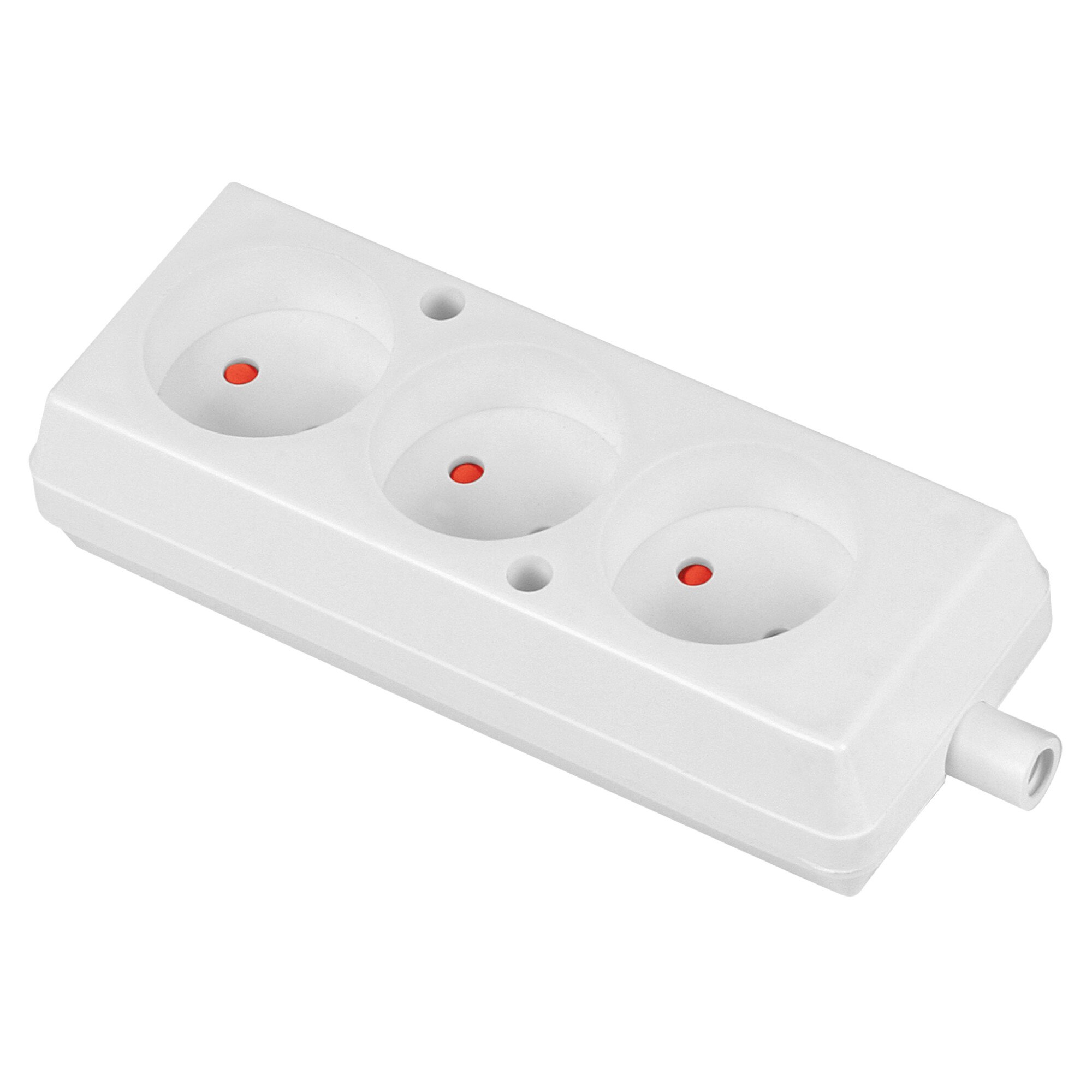 Priza portabila, Platrol, 16A, 250V, Termoplastic, Alb - eMAG.ro