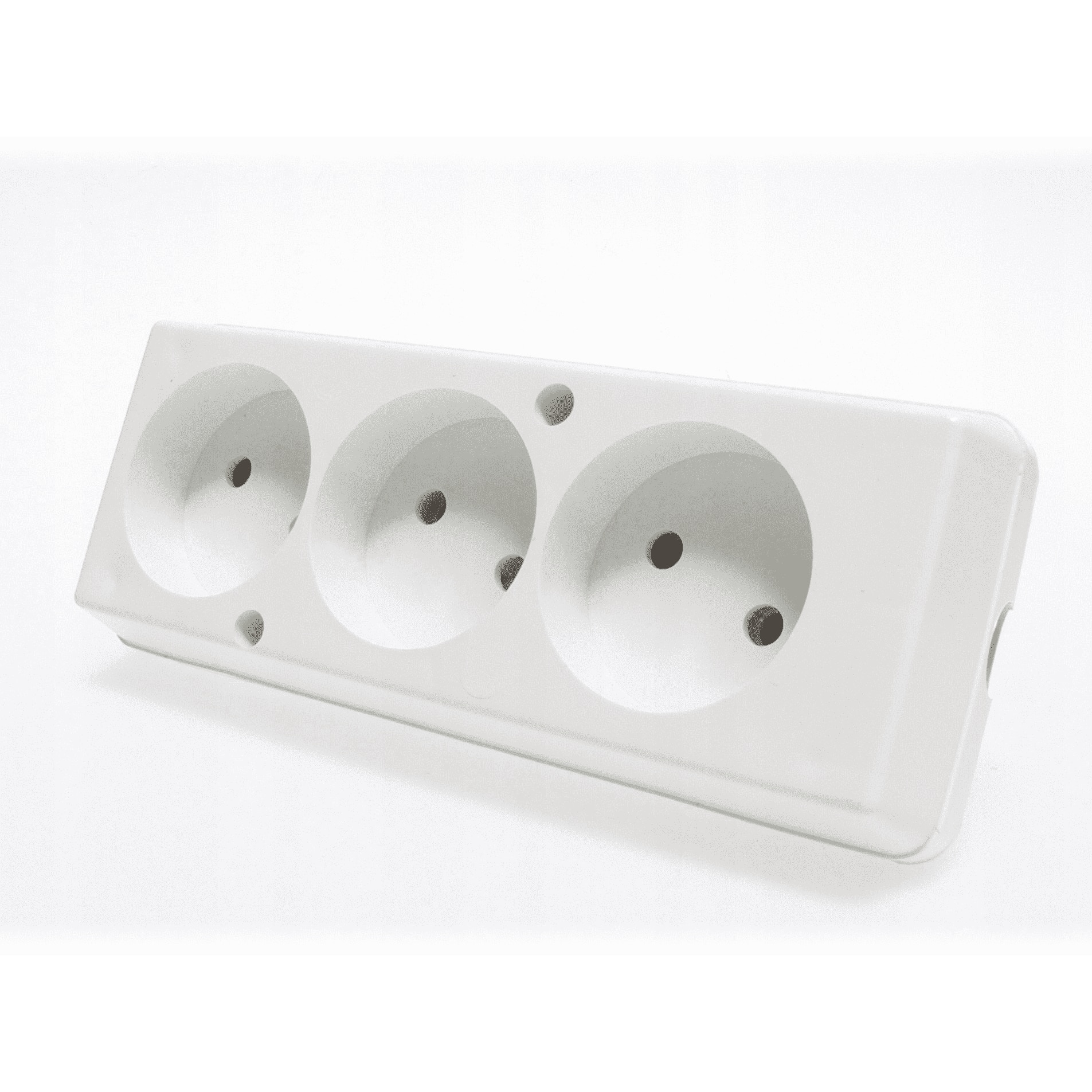 Priza portabila, Platrol, 16A, 250V, Termoplastic, Alb - eMAG.ro