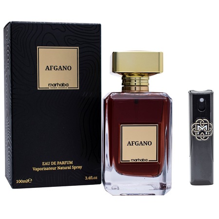 Set Apa de Parfum, Marhaba Afgano, Unisex, 100 ml cu Kit Reincarcabil ...