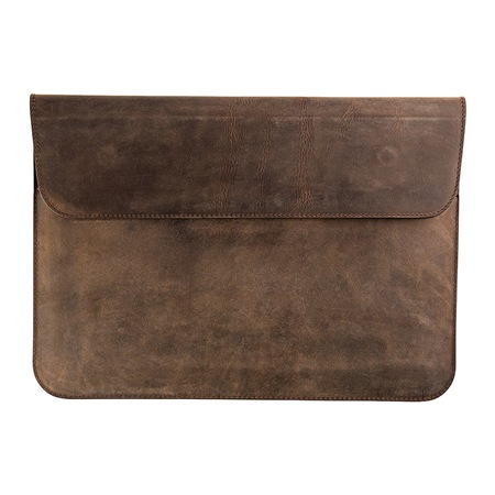 Husa laptop MacBook Air, MacBook PRO 13/14 inch, lucrata manual, piele ...