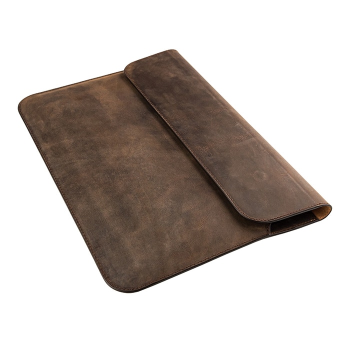 Husa laptop MacBook Air, MacBook PRO 15 inch, lucrata manual, piele ...