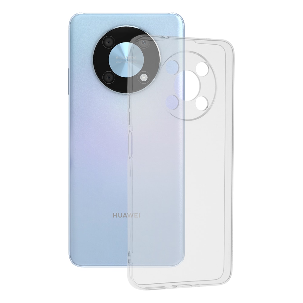Husa pentru Huawei nova Y90 Techsuit Clear Silicone, transparenta - eMAG.ro