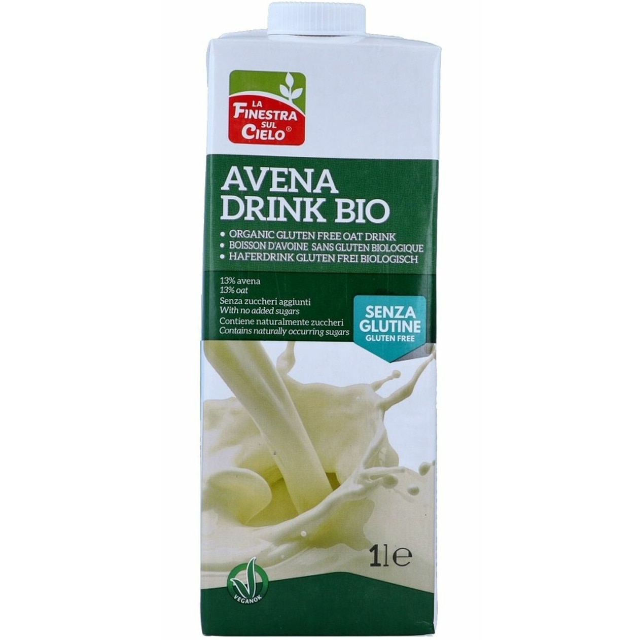 Bautura Bio din ovaz fara gluten Finestra Sul Cielo 1L - eMAG.ro