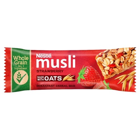 Baton de cereale, Nestle, Muesli, Capsuni, 35 g - eMAG.ro