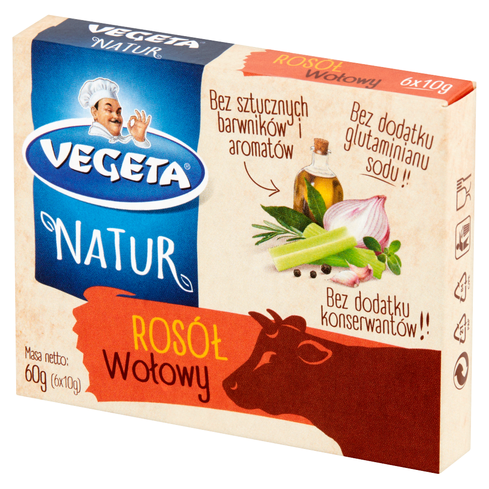 Cuburi supa Vegeta Natur Beef Broth, 60g - eMAG.ro