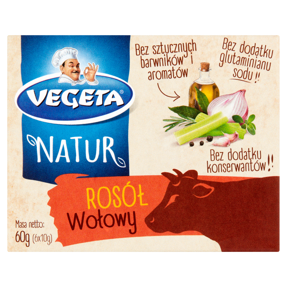 Cuburi supa Vegeta Natur Beef Broth, 60g - eMAG.ro